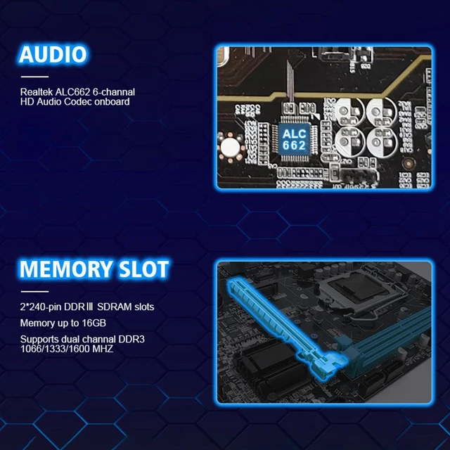 H81 COMPUTER MOTHERBOARD DDR3 16G LGA1150 PC Main Board1822 £35.36 ...
