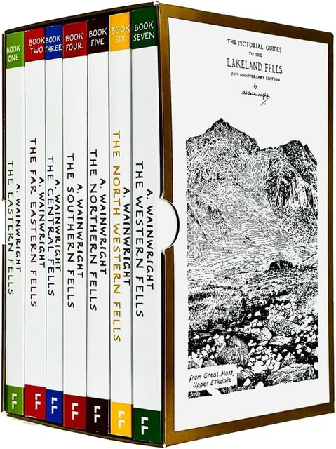 PICTORIAL GUIDE TO the Lakeland Fells Collection 7 Books Set by Alfred ...