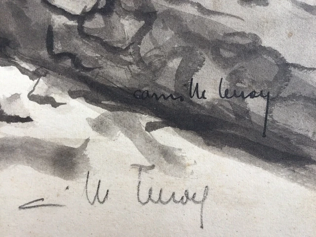 GUERRE D’ALGÉRIE/CAMILLE LEROY 1905-1995.Route n°6.Pillbox.Lavis.SBD.34x43 EUR 180,00 - PicClick FR