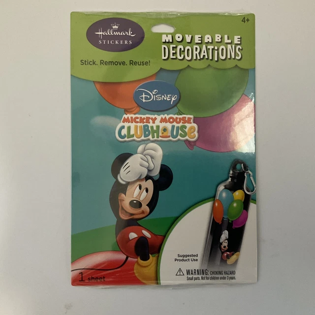 DISNEY MICKEY MOUSE Clubhouse Hallmark Stickers Moveable Stickers ...