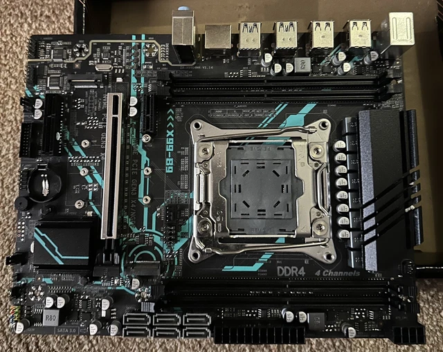 SHANGZHAOYUAN X99 B9 Motherboard with LGA 2011-v3 Slot support Intel ...