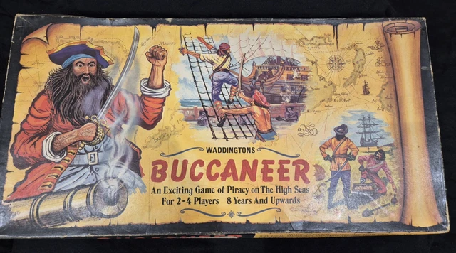 WADDINGTONS BUCCANEER 1971 Board Game Original Complete 1970 Supeb!! £ ...