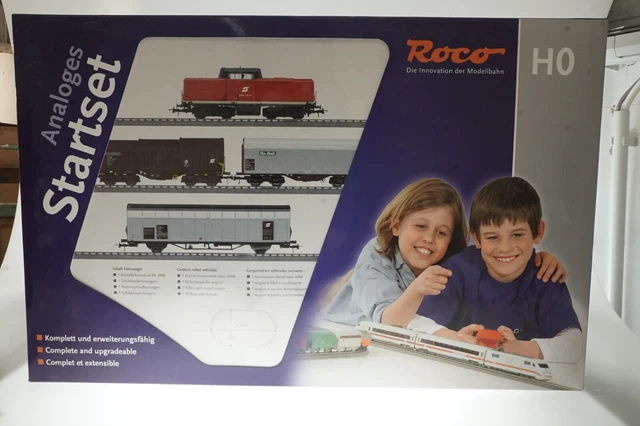 ROCO 51140 DIESELLOKOMOTIVE Reihe 2048 mit Güterzug ÖBB, Epoche V, H0 ...