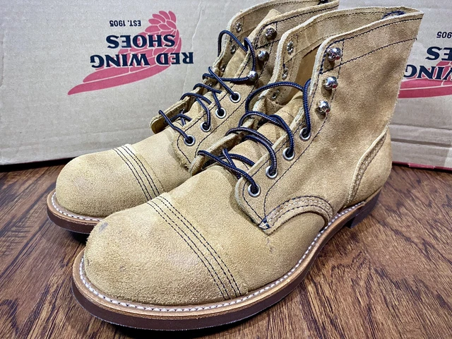 RED WING IRON ranger 8083 8D hawthorne muleskinner USA made £236.71 ...