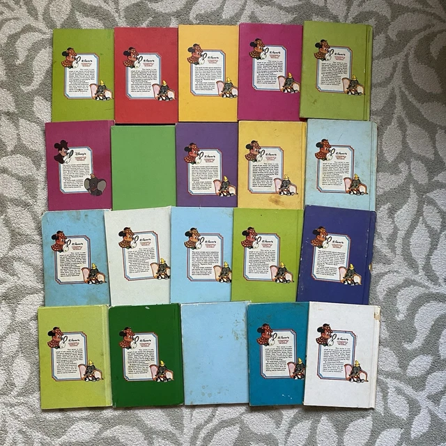 VINTAGE X28 DISNEY Wonderful World of Reading Book Bundle Children’s ...
