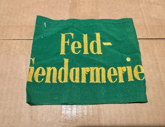 RARE WW2 GERMAN Army Feldgendarmerie Military Field Police Uniform ...