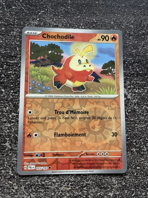 CHOCHODILE REVERSE - Pokémon 035/193 Ev02 Pal Évolutions À Paldea Neuf ...