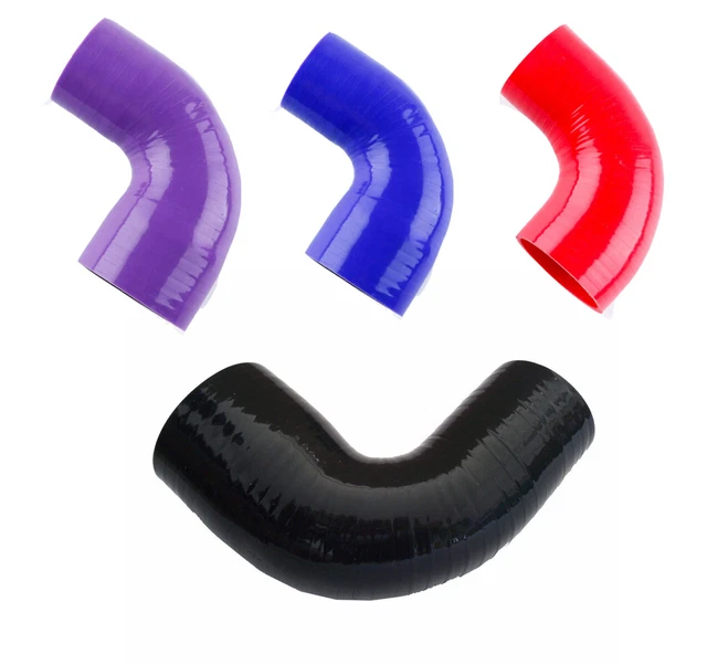 90 DEGREE REDUCER Elbow Bend Hose Silicone Coolant Pipe Bend All Size 8 ...