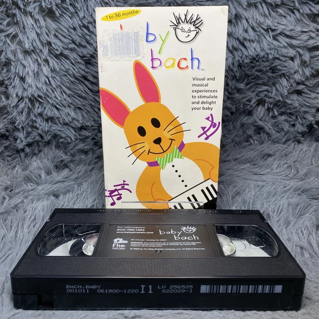 BABY EINSTEIN BABY Bach VHS Video Tape Infant Learning 1 To 36 Months ...