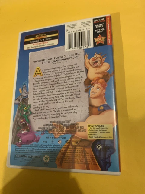 HERCULES (DVD, 2000, Gold Collection Edition) $7.99 - PicClick CA