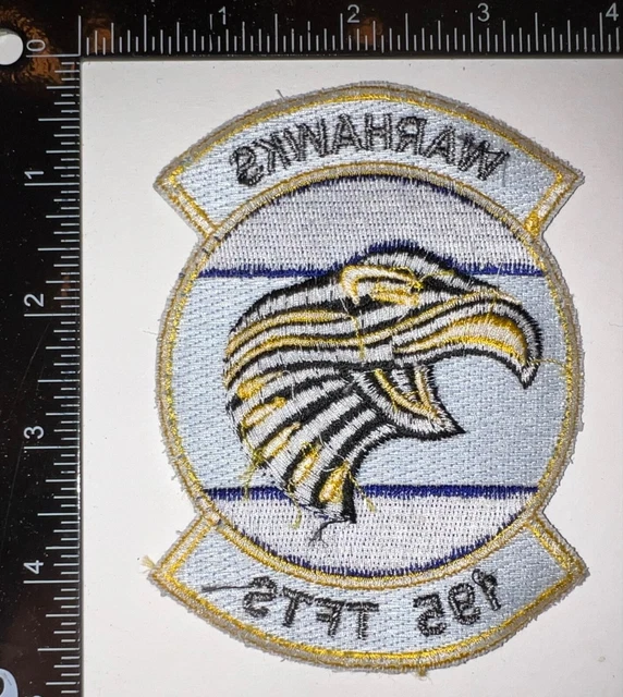 USAF US AIR Force 195th Tactical Fighter Training Squadron Patch EUR 19 ...