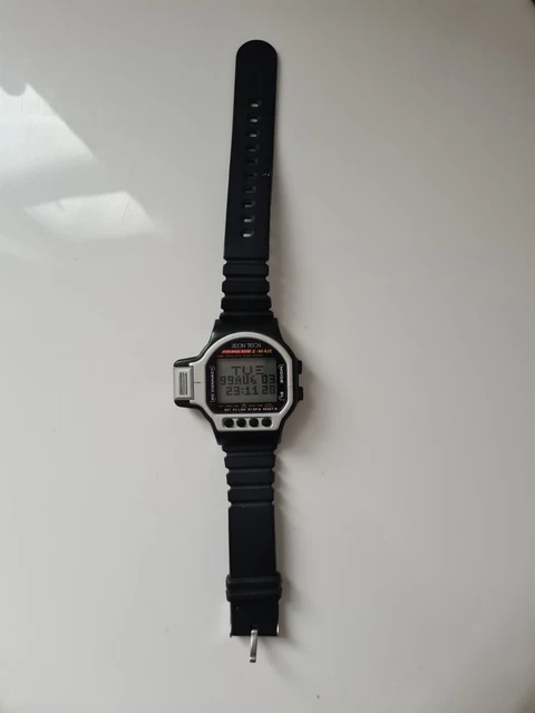 ZEON TECH CYBER X Databank watch RARE PC COMPUTER RETRO vintage digital ...