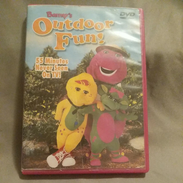 BARNEY’S OUTDOOR FUN! DVD 55 Minutes Never Seen On TV Tested Rare Very ...