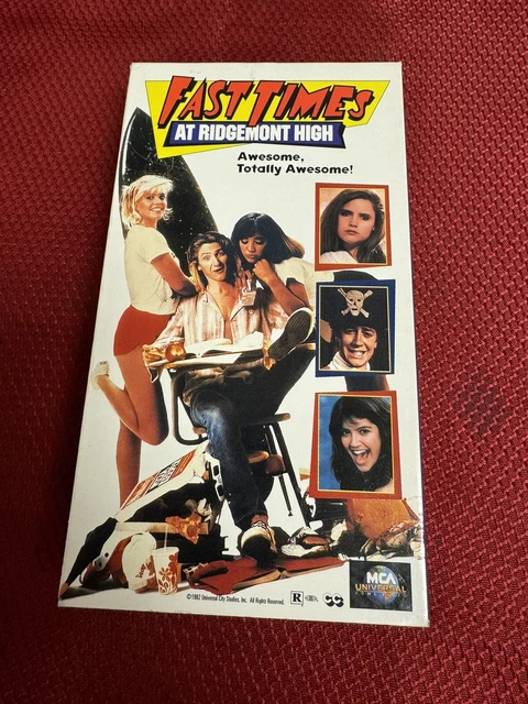 FAST TIMES AT Ridgemont High VHS Video Tape MCA Phoebe Cates Sean Penn ...