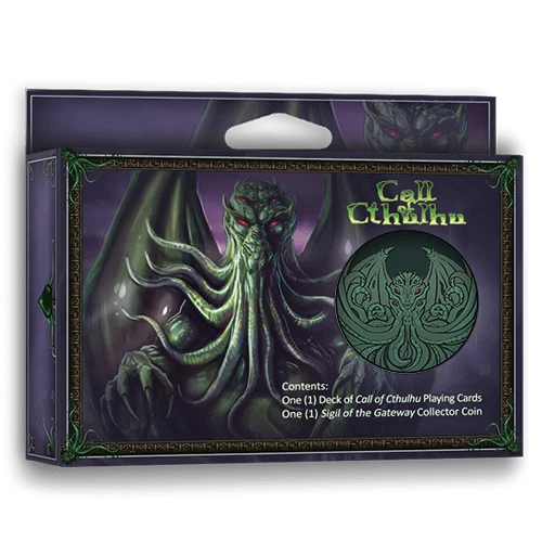 CALL OF CTHULHU Playing Cards (+ Collectors Coin) RARE £42.29 - PicClick UK