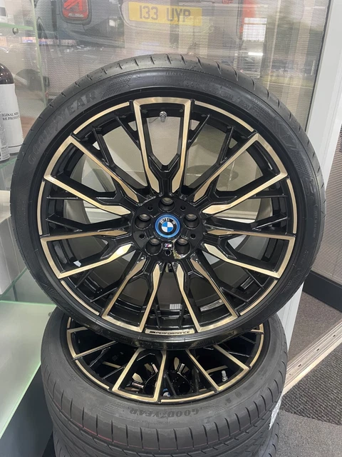 BMW GENUINE M Performance RDC 20" Alloy Wheel & tyre set black gold ...