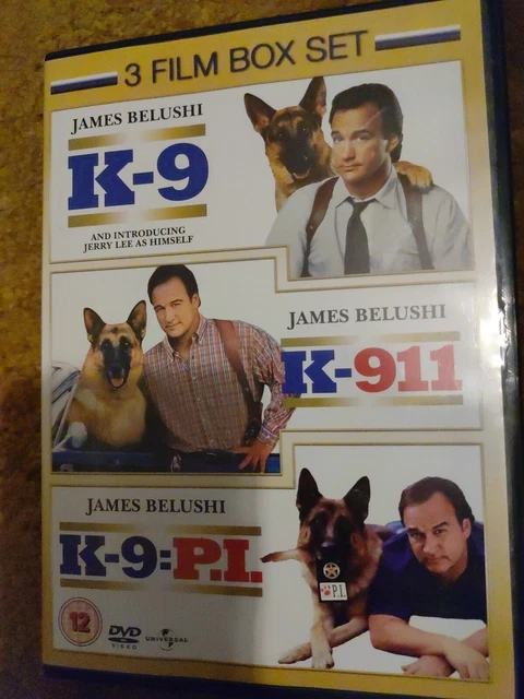 K-9/K-911/K-9 P.I. DVD 3 film Boxset, James Belushi, 3 discs, vgc £4.99 - PicClick UK