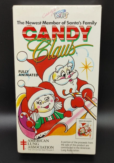 CANDY CLAUS VHS 1987 Animated Christmas Cartoon - Factory Sealed Santa ...
