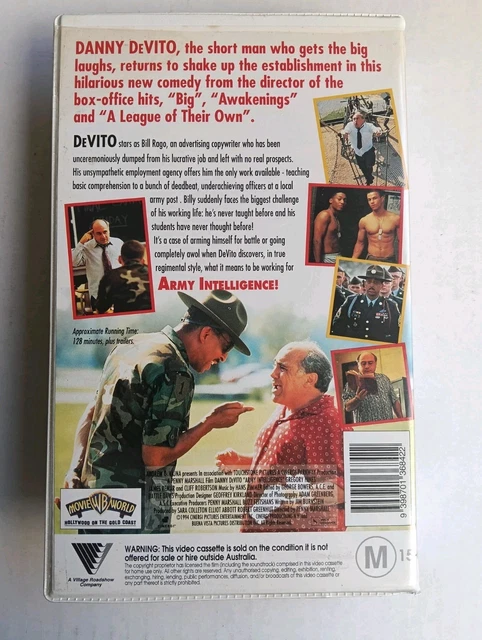 ARMY INTELLIGENCE CLAMSHELL - VHS Tape Roadshow Video DeVito Wahlberg £ ...