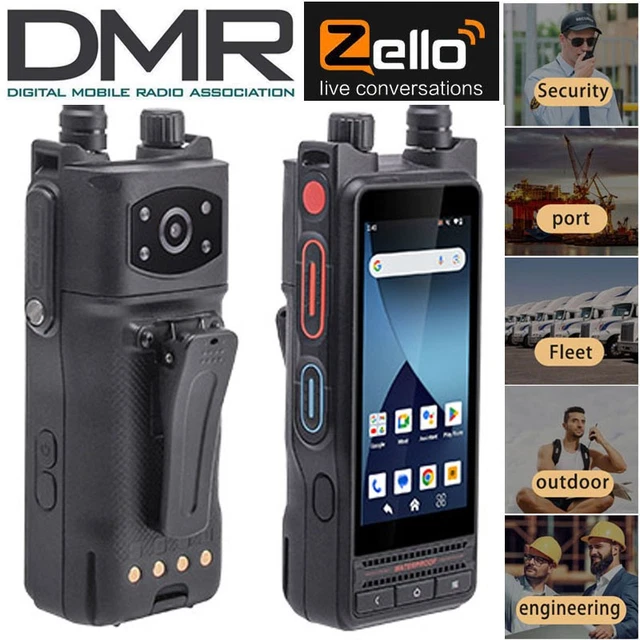 4G DMR UHF Android 14 Rugged Smartphone Walkie Talkie Mobile Waterproof ...
