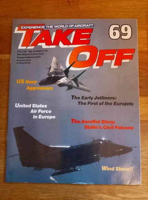 MAGAZINE - TAKE Off Aircraft Aviation Magazine Issue 69 £2.75 - PicClick UK