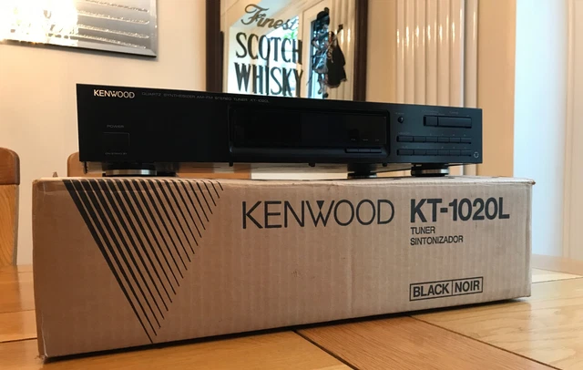 1990'S KENWOOD KT-1020L Quartz Synthesizer AM FM Stereo Radio Tuner - BOXED £49.99 - PicClick UK