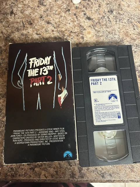 FRIDAY THE 13TH Part 2 VHS 1981 Paramount Horror 1988 Release Great ...