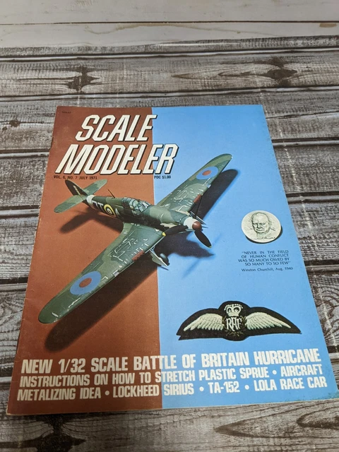 SCALE MODELER MAGAZINE Hurricane Lola Plane Car Model Making Magazine £ ...