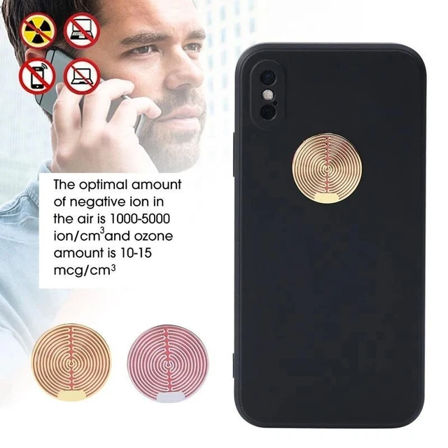ANTI RADIATION PROTECTOR Shield EMF Protection Cell Phone Sticker EMR ...