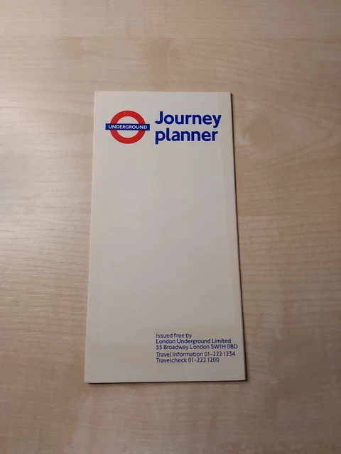 NO.1 1987 (W/ copyright) London Underground Tube Map Pocket Diagram £14 ...