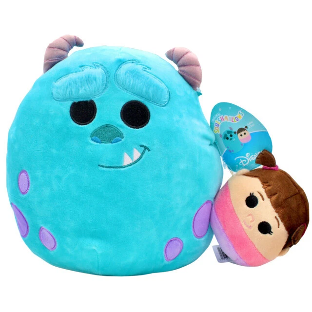 SQUISHMALLOW 10& DISNEY Monsters Inc Sully with Mini Boo Plush NWT EUR ...