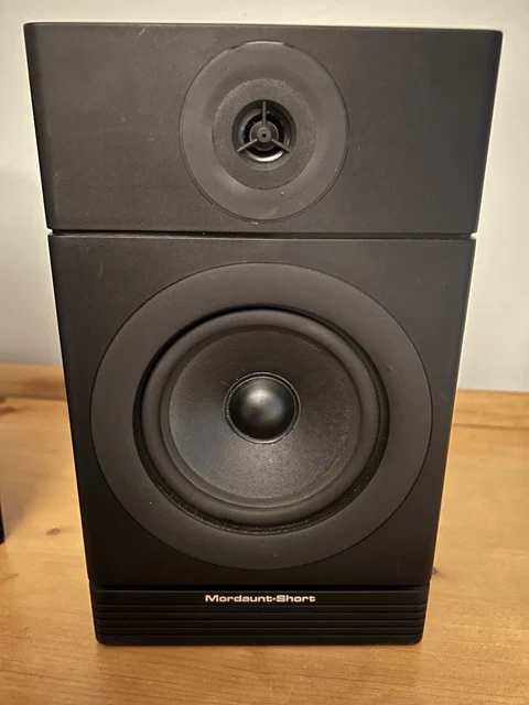 MORDAUNT SHORT MS 3.10 Bookshelf Speakers Black Ash, Pair In Great ...
