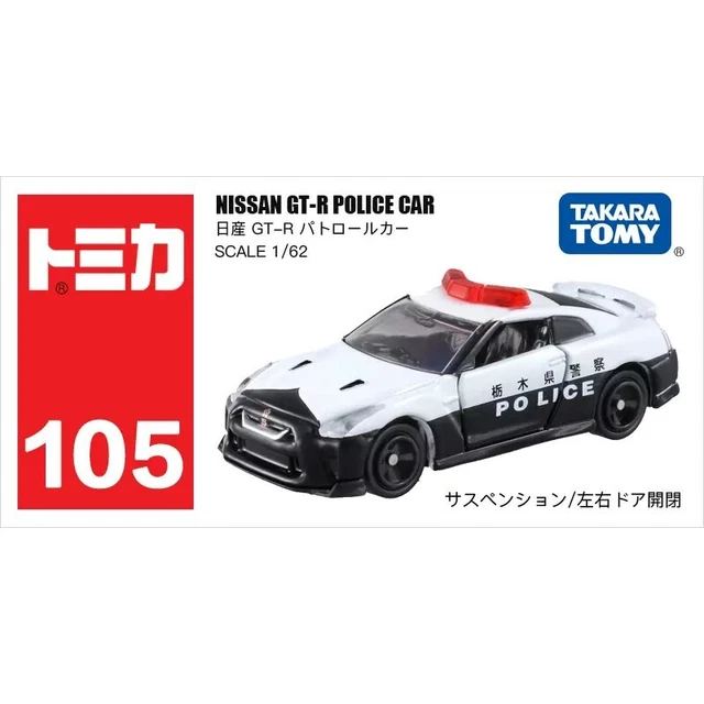 TAKARA TOMY TOMICA 105 NISSAN GT-R POLICE CAR Metal Model Toy Diecast ...