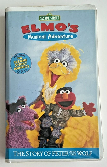 SESAME STREET ELMO'S Musical Adventure 2001 VHS - Sony Wonder ...