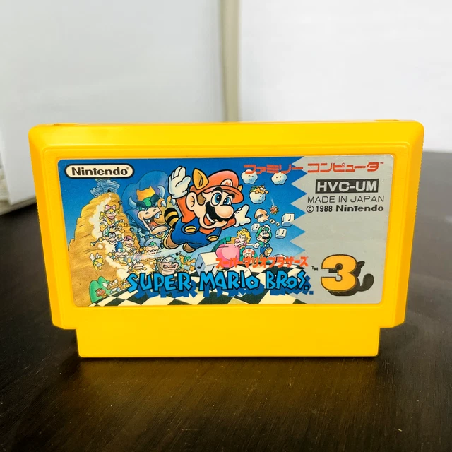 SUPER MARIO BROS. 3 Nintendo Famicom 1988 Japanese Version HVC-UM ...