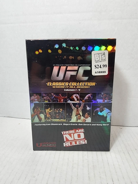 UFC CLASSICS COLLECTION - Where It All Began! Volumes 1-4 ,Box Open ...