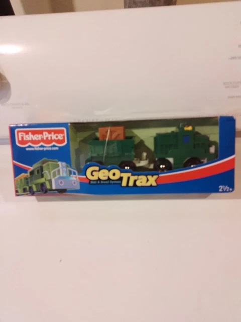 2003 FISCHER-PRICE GEOTRAX Rail & Road System #B4343 Freight Train $18. ...