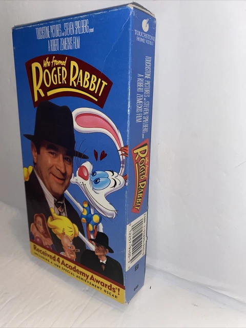 WHO FRAMED ROGER Rabbit Steven Spielberg Zemeckis VHS Touchstone Amblin ...