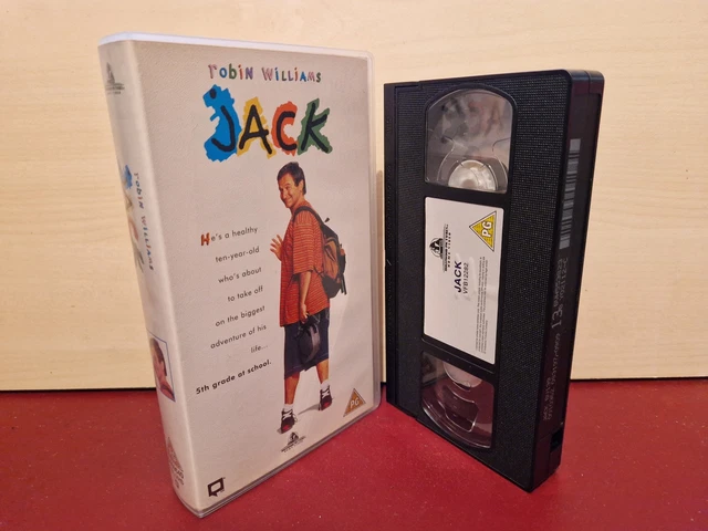JACK - ROBIN Williams - PAL VHS Video Tape (A122) £2.99 - PicClick UK
