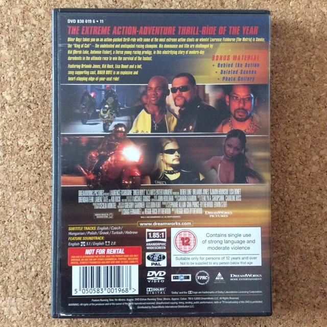 BIKER BOYZ (DVD, 2003) Laurence Fishburne, Lisa Bonet $7.71 - PicClick AU