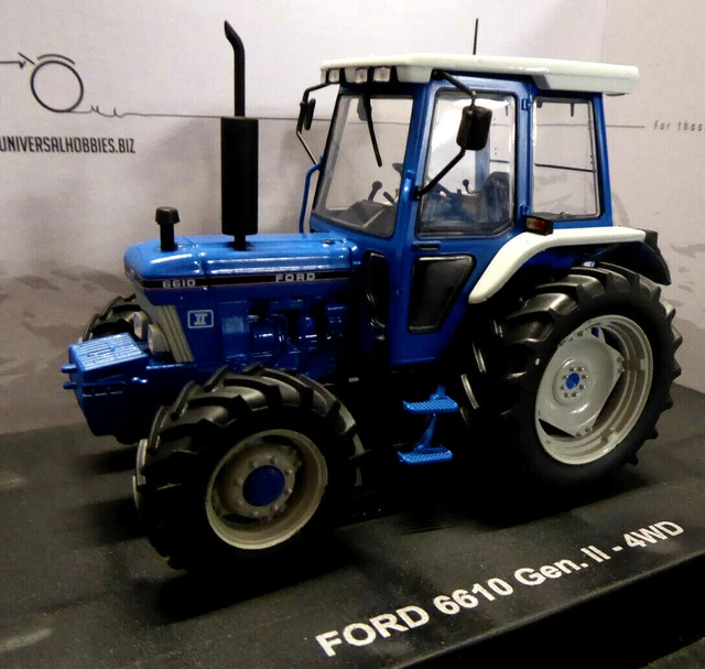 MODEL TRACTOR FORD 6610 - GENERATION II 4WD 1/32ND SCALE BY UNIVERSAL ...