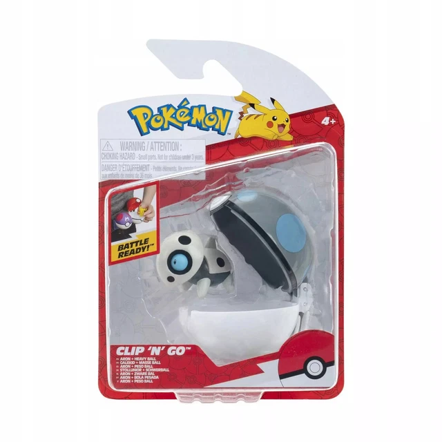 JAS POKEMON CLIPNGO FIGURKA ARON Jazwares £13.22 - PicClick UK