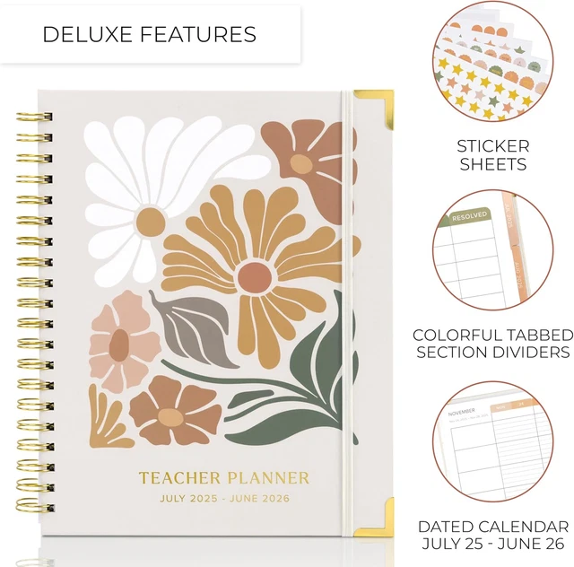 AESTHETIC TEACHER PLANNER the 2025-2026 Academic School Year Your All ...