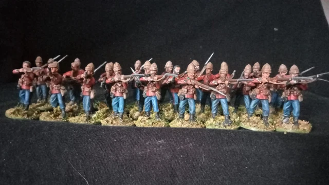 28MM BRITISH INFANTRY Zulu wars, Perry miniatures x26, professionally ...