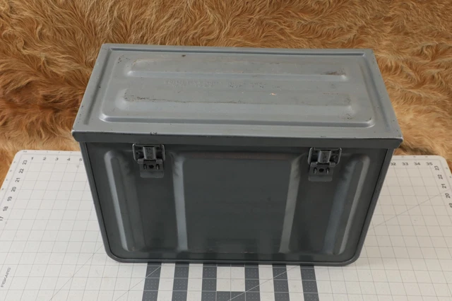 VINTAGE LARGE 20MM MK3 MOD 1 METAL AMMO CAN BOX EMPTY NORD-4845, 1944 ...