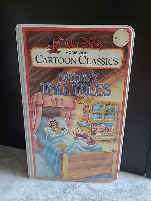 RARE!! WALT DISNEY Home Video Cartoon Classics "Tall Tales" Vol 12 VHS ...