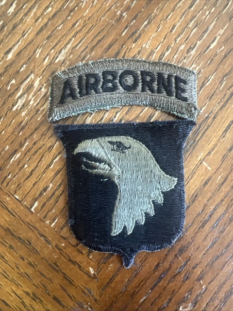 US ARMY 101ST Airborne Division Abd Patch Screaming Eagles Od Olive ...