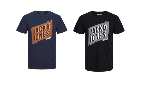 JACK & JONES Ras Cou Pure T-Shirt En 3 Options Couleur, Taille 1XL À ...