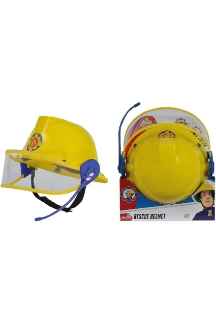 FIREMAN SAM RESCUE Yellow Helmet With Microphone 48-53 cm £40.60 ...