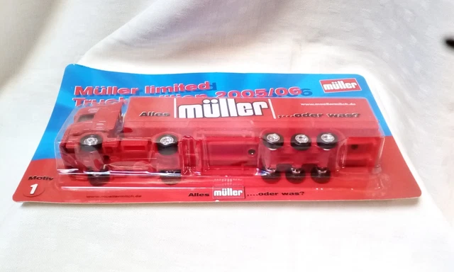 MÜLLER ALLES MÜLLER oder was Limited Truck Edition 2005/06 Motiv 1 Scania SZ OVP EUR 1,00 ...